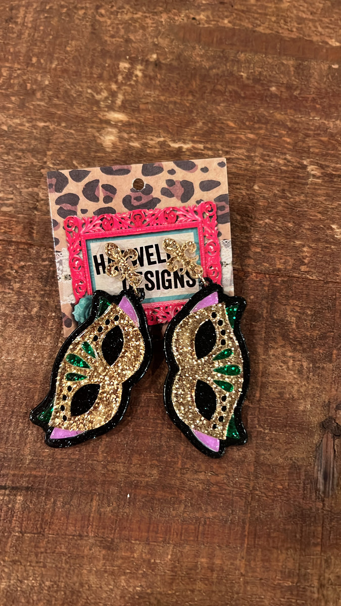 Pink Panache Acrylic Earrings – Harwell Designs